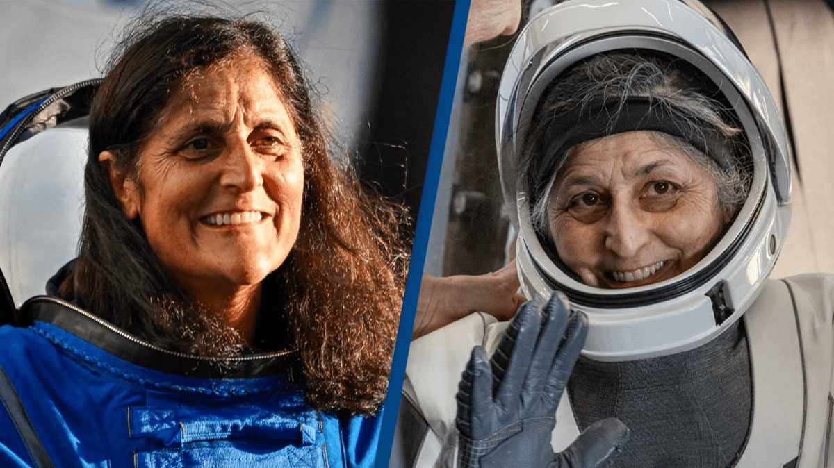 Before and after photos of stranded astronauts back on Earth reveal ...