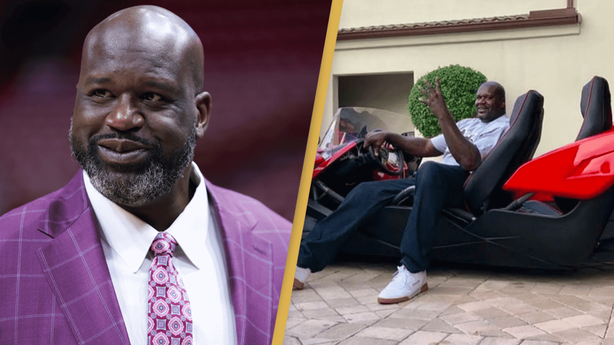 Shaquille O'Neal explains what he has to do to be able to fit into ...