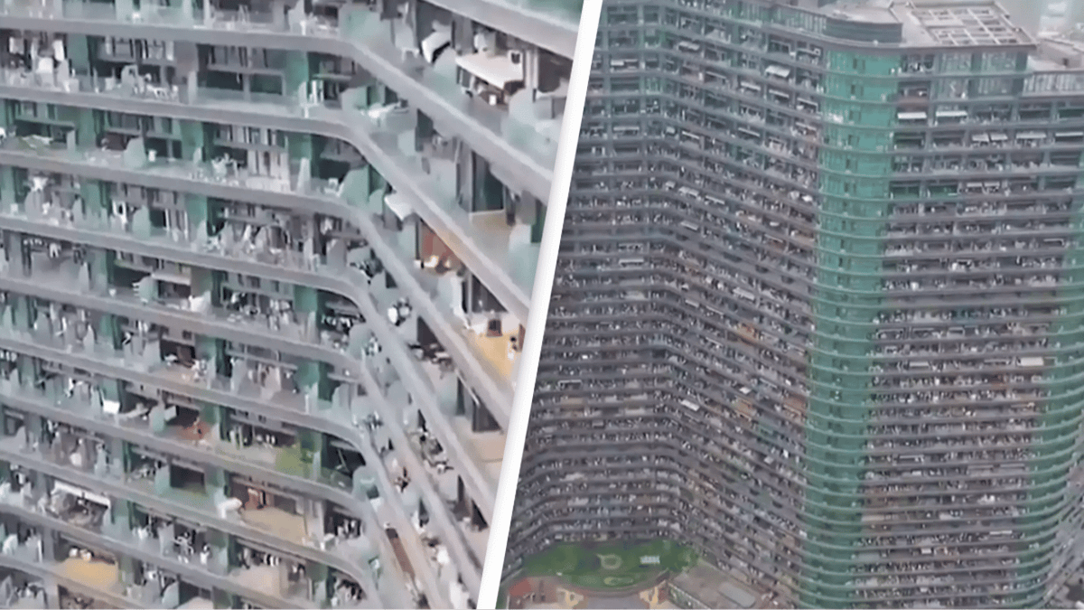 Inside ‘dystopian' apartment block where its 20,000 residents never ...