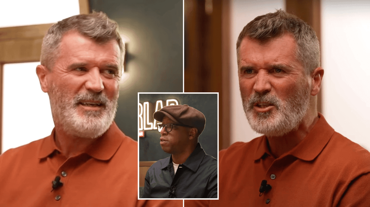Roy Keane's brutal response to Ian Wright claiming he 'nearly died' in ...