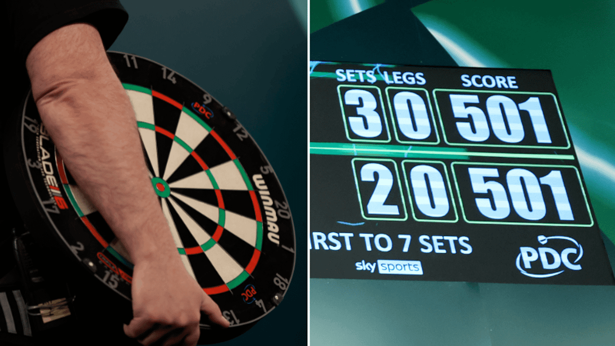 Darts fans are only just realising why matches start at 501 instead of ...