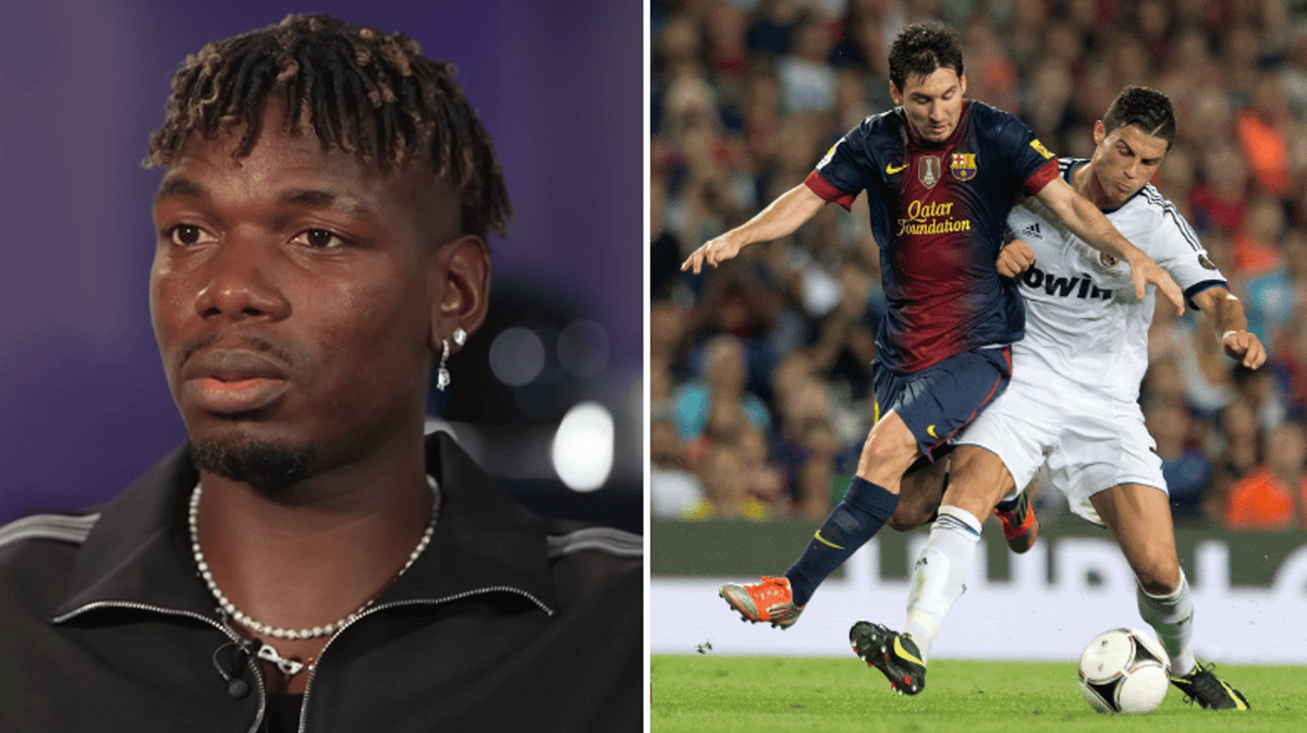 Paul Pogba gives his unique take on the Lionel Messi vs Cristiano ...