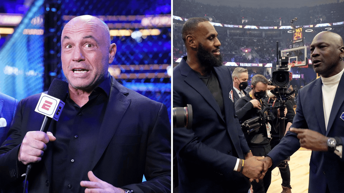 Joe Rogan settles the GOAT debate between Michael Jordan and LeBron ...