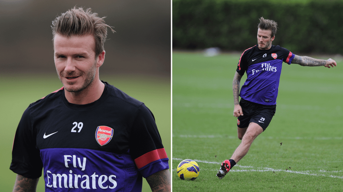 David Beckham stunned Arsenal squad with 'unbelievable' training moment ...