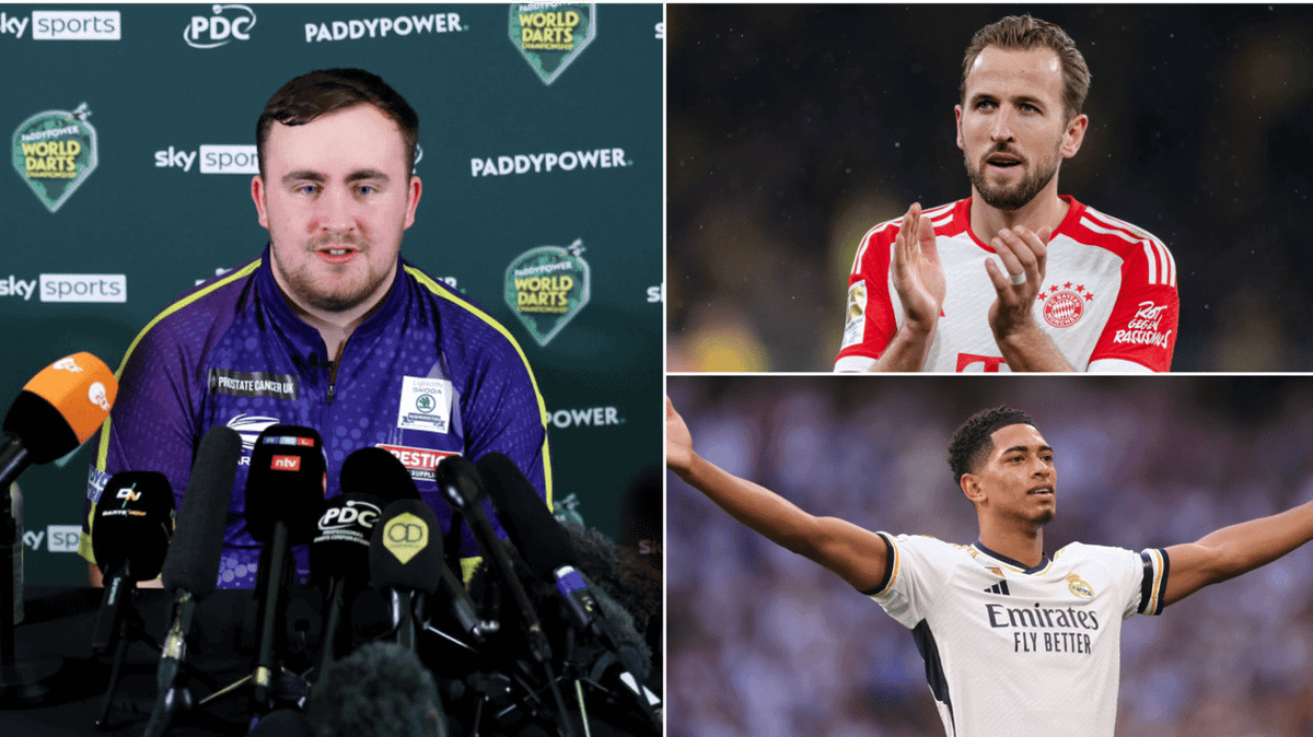 Luke Littler set to rival Harry Kane and Jude Bellingham for top prize ...