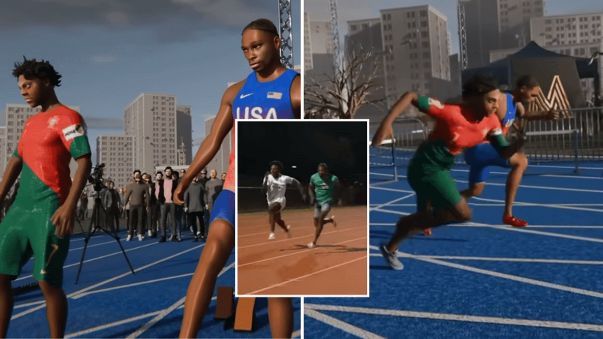Noah Lyles responds after 3D simulation shows what would happen if he ...