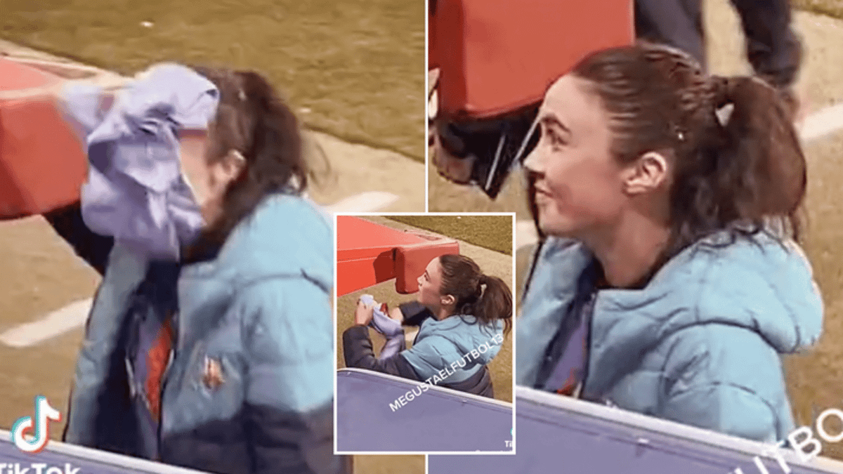 Barcelona player Ingrid Engen praised for reaction to a fan demanding ...