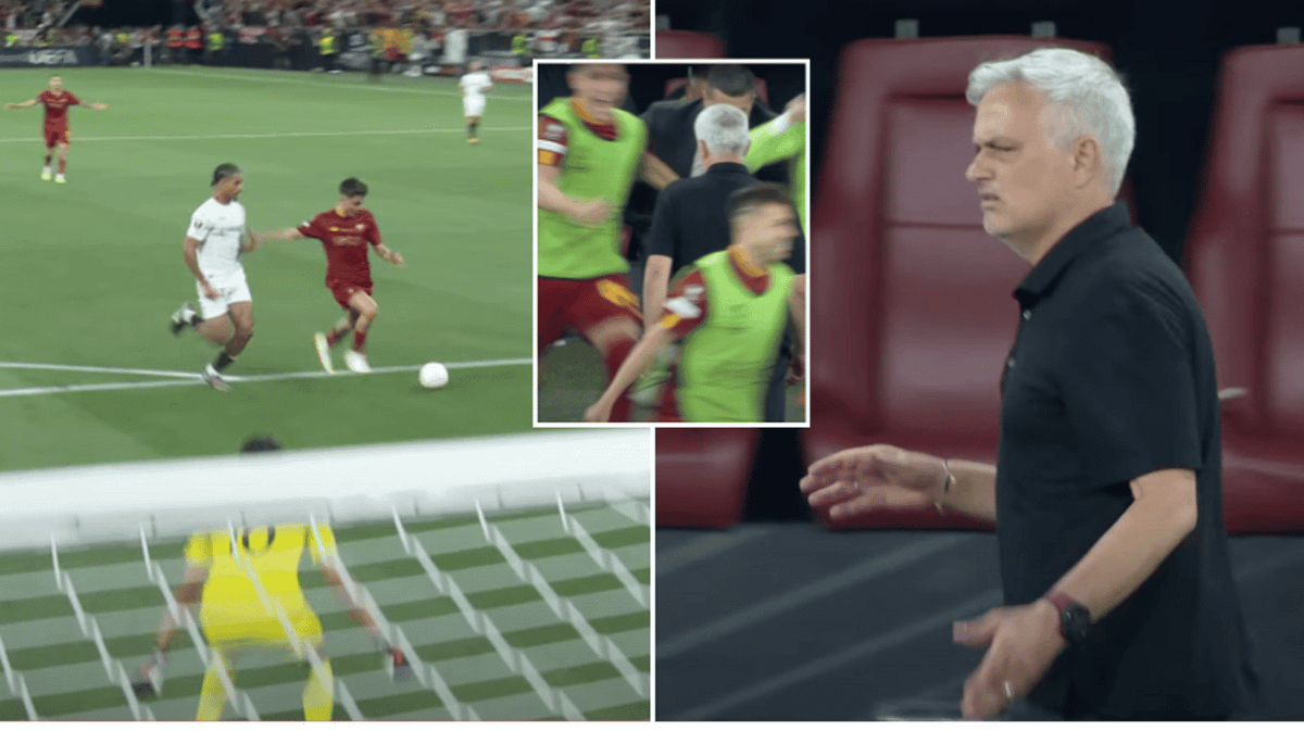 Jose Mourinho hit the 'calma' celebration after Paulo Dybala's opener ...