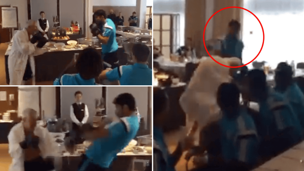 Diego Costa flooring legendary Chelsea physio Billy McCulloch with ...