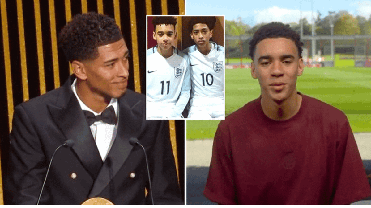 Jamal Musiala sends heartfelt video message to Jude Bellingham after he ...
