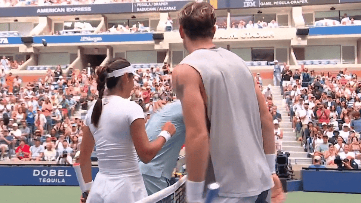 Emma Raducanu refuses to hug Jack Draper after US Open match and fans ...