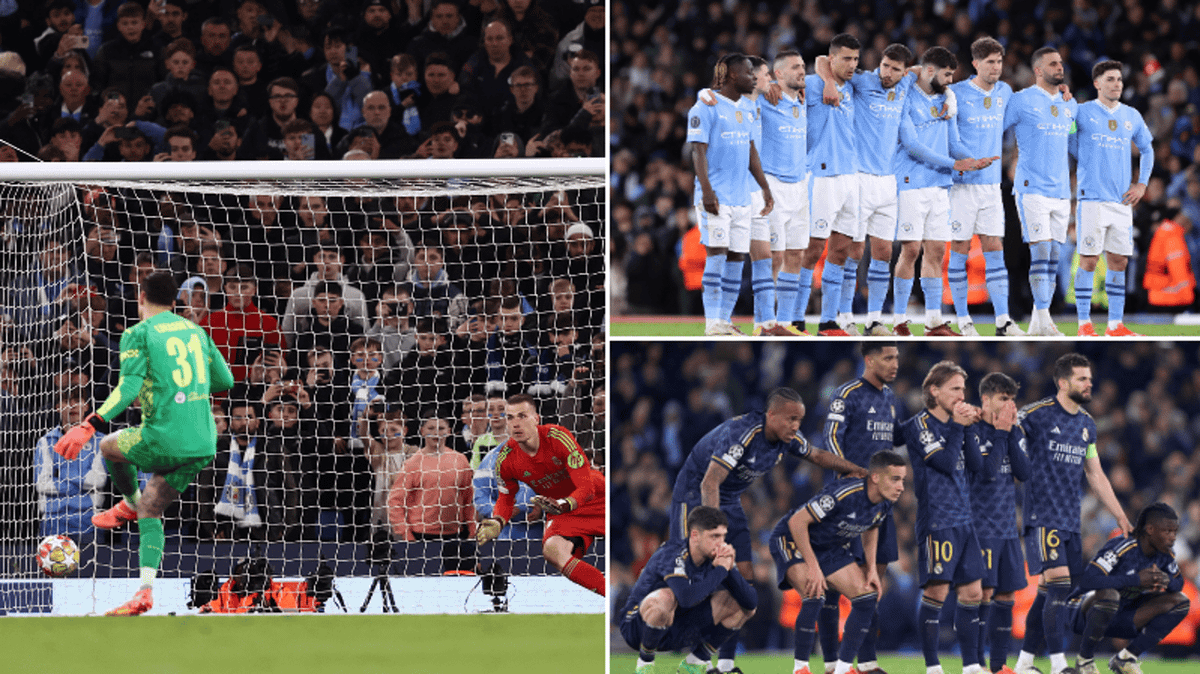 Two players 'refused' to take a penalty during Man City vs Real Madrid ...