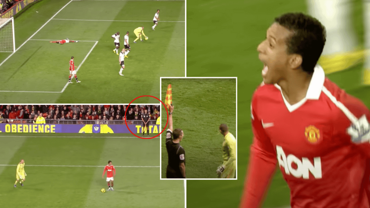 Nani scored the strangest goal in Premier League history vs Spurs, it ...