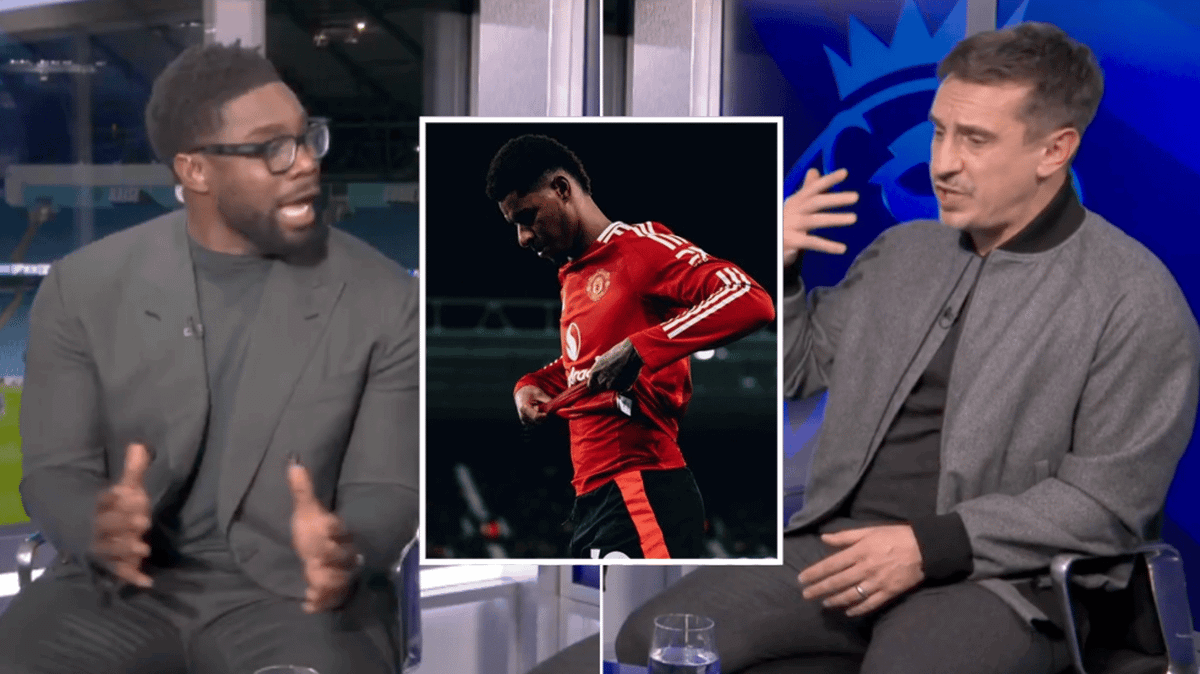 Gary Neville and Micah Richards in heated row over Marcus Rashford as ...