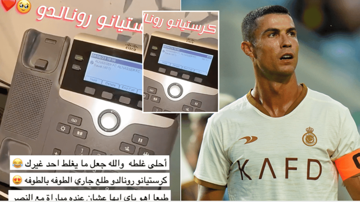 Cristiano Ronaldo accidentally calls the wrong number and his reaction ...