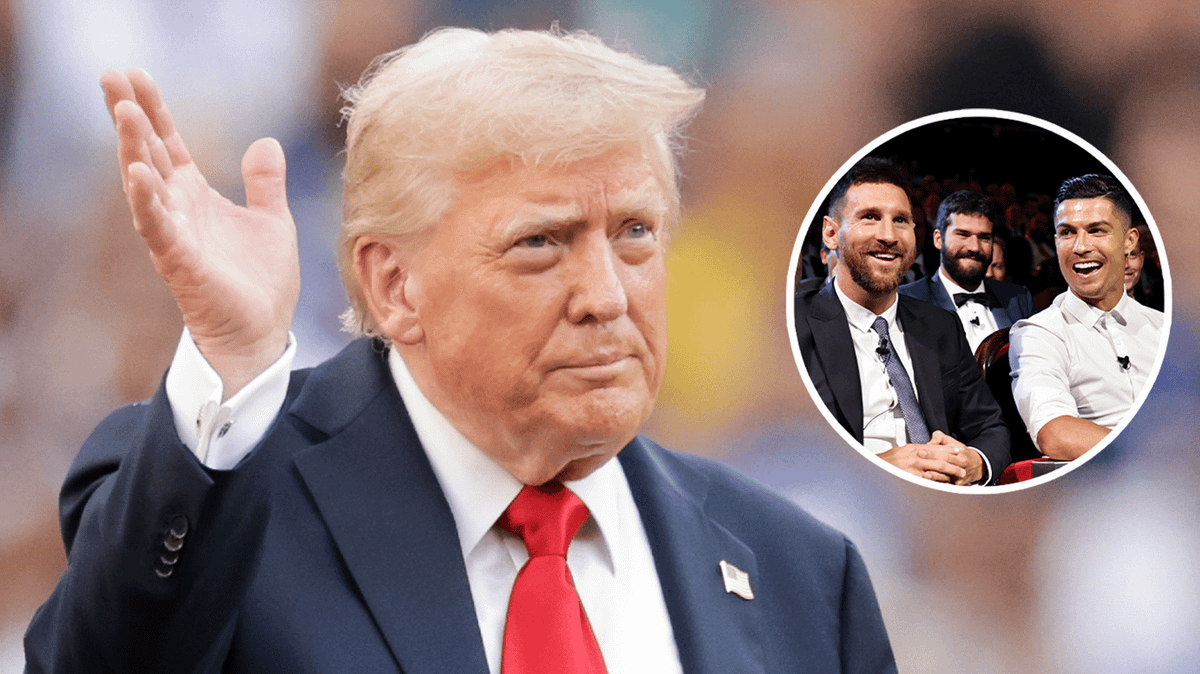 Donald Trump snubs Cristiano Ronaldo and Lionel Messi when naming his ...