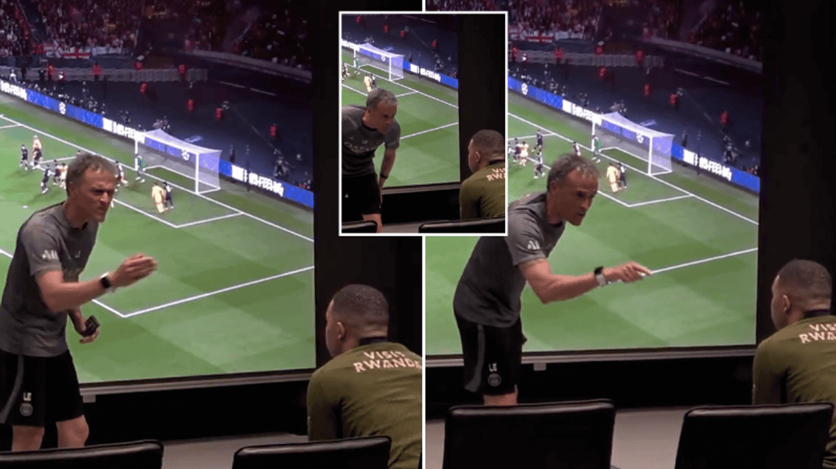 Shocking footage of Luis Enrique berating Kylian Mbappe emerges as PSG ...