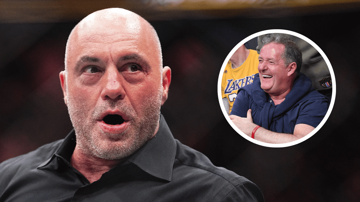 Joe Rogan's JRE podcast under threat from Piers Morgan as $62,000,000 ...