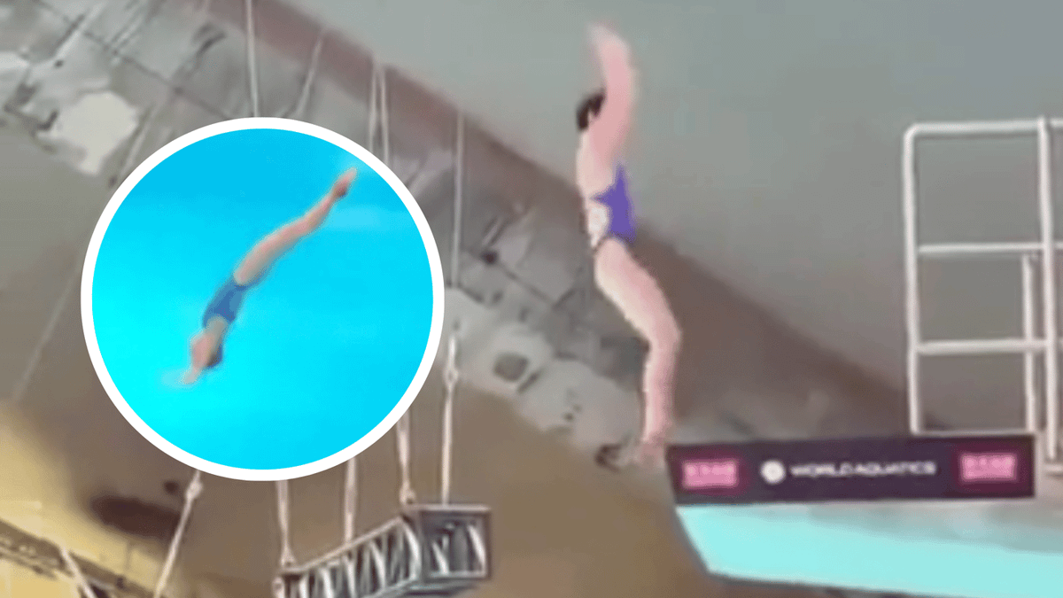 Olympic diver, 16, left judges completely stunned with 'no splash' dive ...