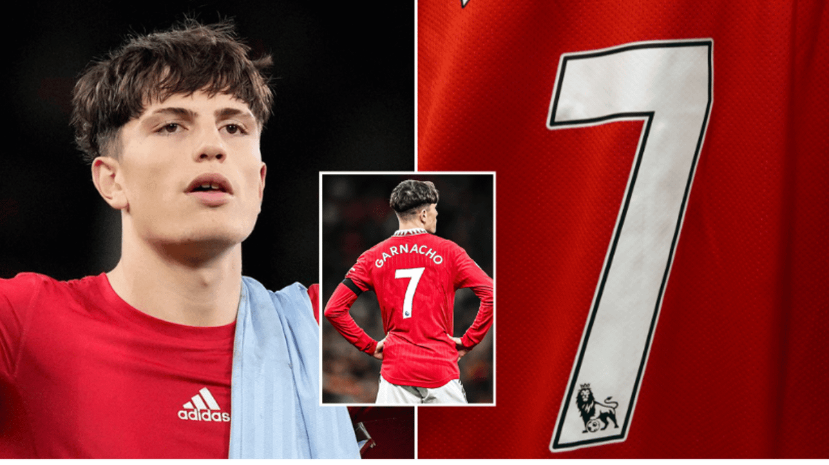 Fans convinced Alejandro Garnacho will wear number 7 shirt after mobile ...