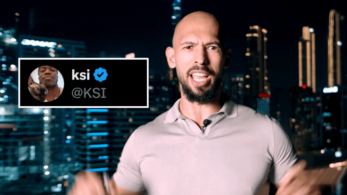 KSI Issues Statement as Andrew Tate Replaces Him at Misfits With Fight ...