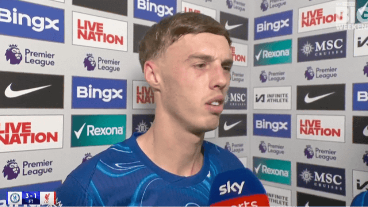 Fans love Cole Palmer's post-match interview as Chelsea star 'finally ...
