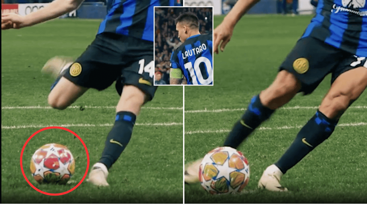 Shocking footage shows penalty spot MOVING during Inter Milan's ...
