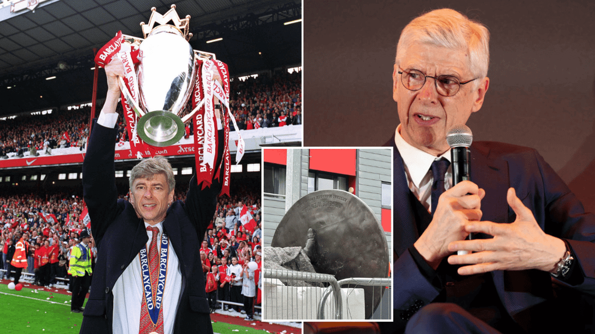 Arsene Wenger's statue spotted at the Emirates before official Arsenal ...