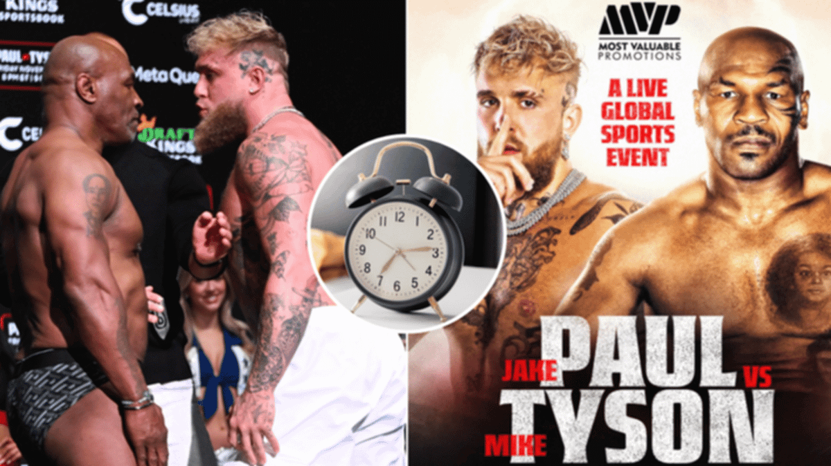 What time to set your alarm for Jake Paul vs Mike Tyson in UK as ring ...
