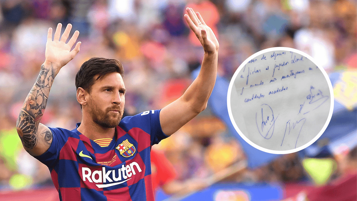 Lionel Messi's first Barcelona contract was written on napkin and ...