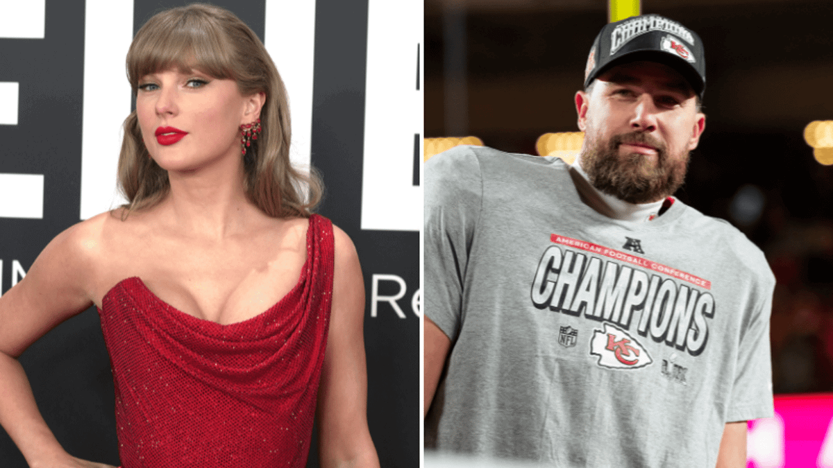 Taylor Swift 'sends risqué message' to Travis Kelce at Grammys as fans ...