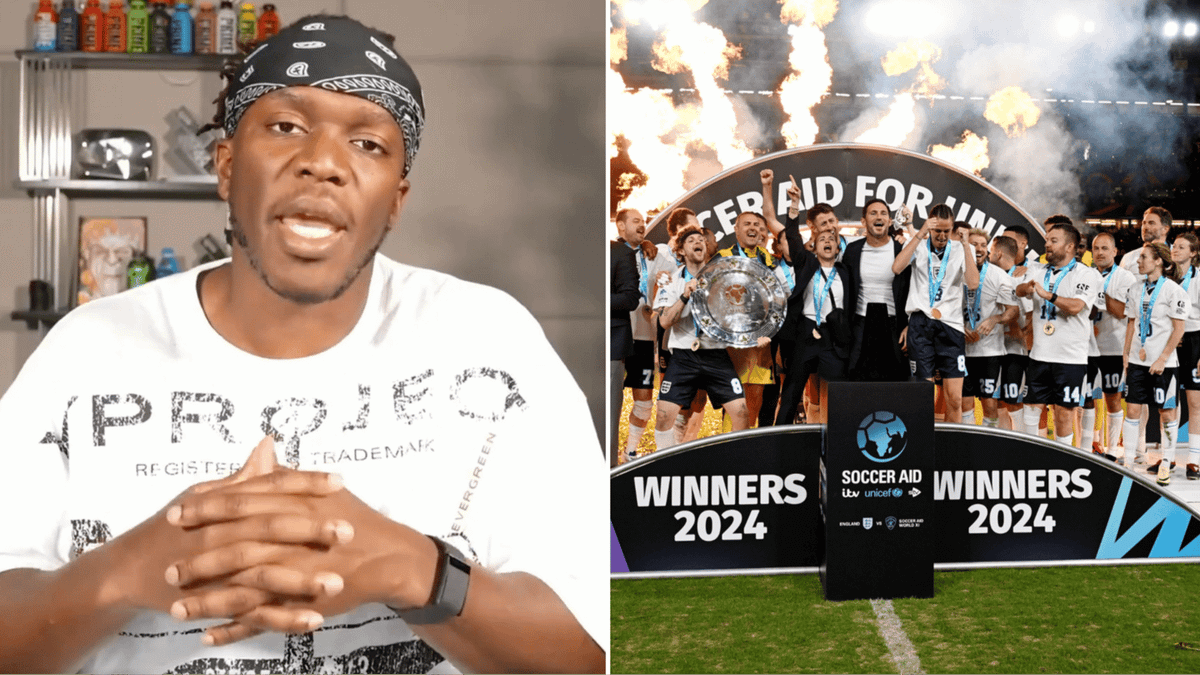 KSI brands Soccer Aid 2024 'awful' and highlights huge problem he has ...