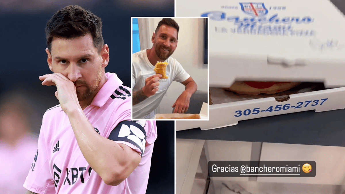 Fans rinse Lionel Messi for 'cursed' pizza order as he hints at missing ...