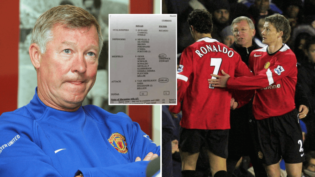 Man Utd transfer list from Sir Alex Ferguson's time in charge was once ...