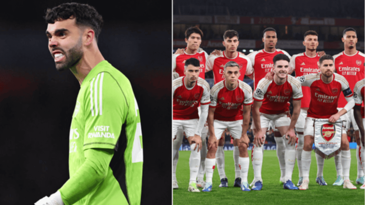 David Raya was the only Arsenal player not to post after Champions ...
