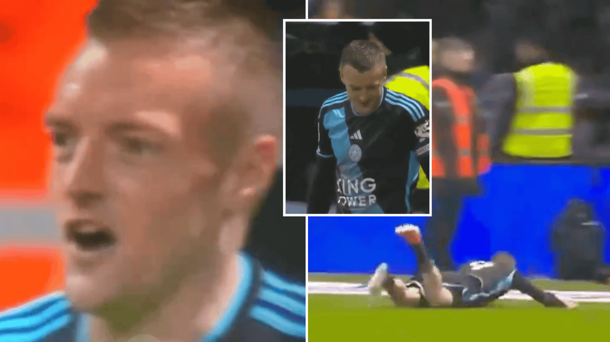 Fans have worked out what Jamie Vardy said after his wild celebration ...