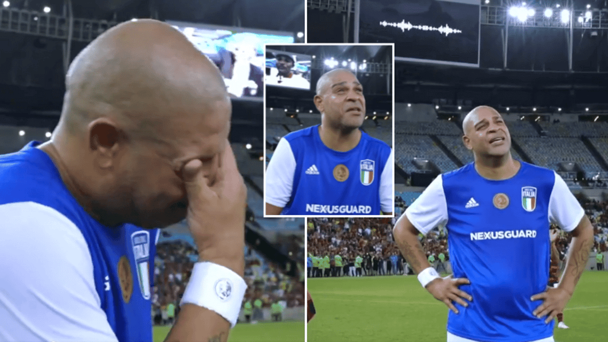 Adriano overcome with emotion as AI-generated video of his late father ...