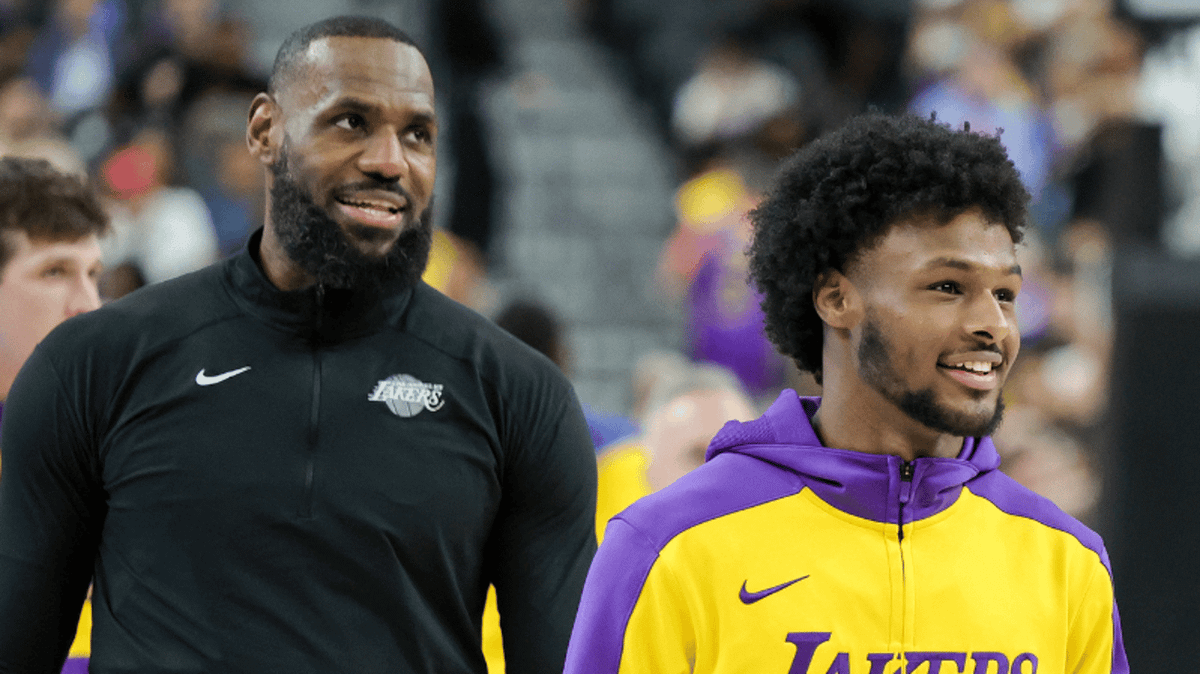 Bronny James speaks out on 'nepo baby' allegations after dad LeBron's ...
