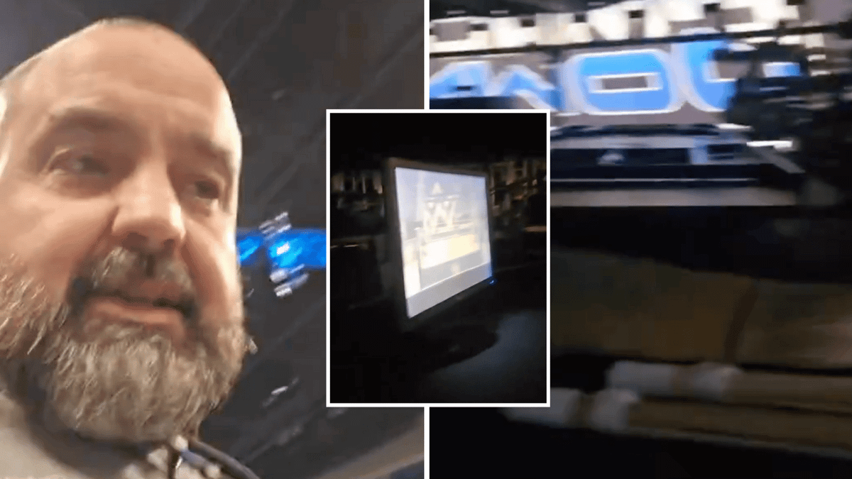 WWE employee shares incredible footage of what it's like being under ...