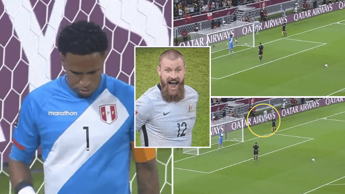 Australia's Penalty Hero Andrew Redmayne Threw Peru Goalkeeper's ...