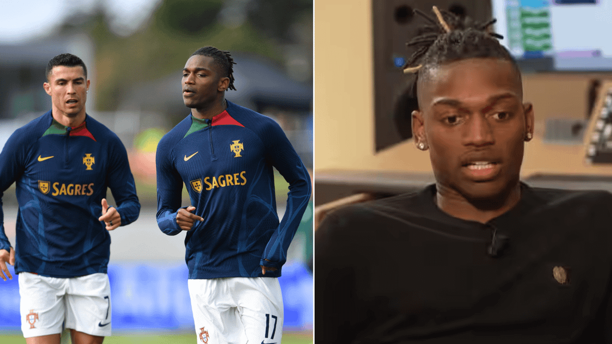Rafael Leao makes 'selfish' claim about Cristiano Ronaldo and says he ...