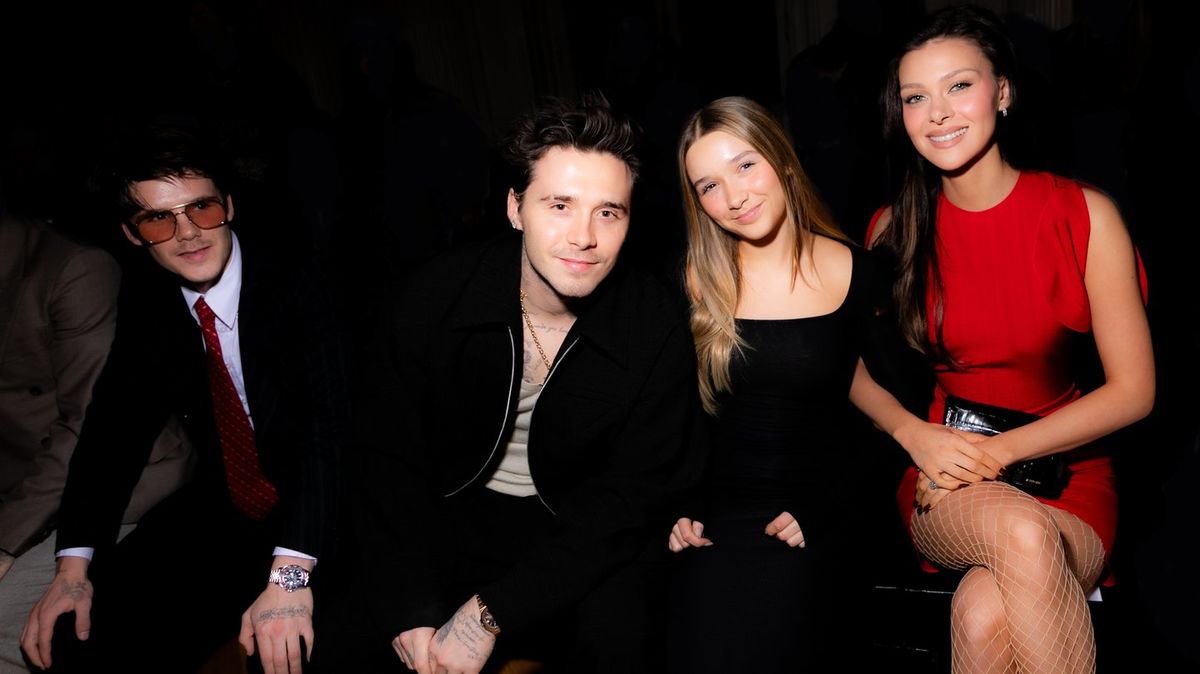 Brooklyn Beckham’s sister Harper, 14, issues heartbreaking message ...