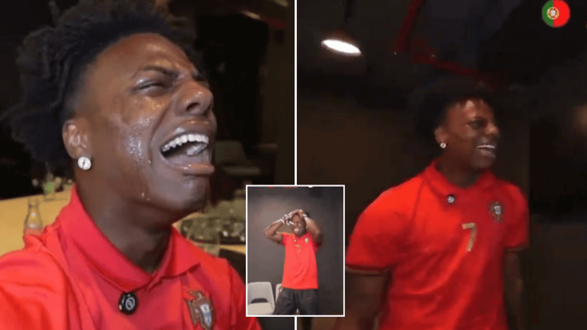 Speed breaks down in tears after watching Cristiano Ronaldo and ...
