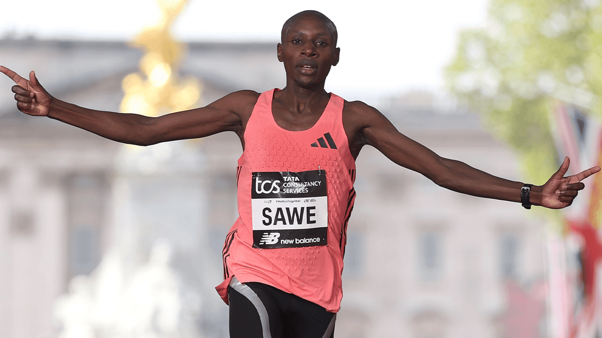 Sabastian Sawe's record-breaking London marathon pace blows people's ...