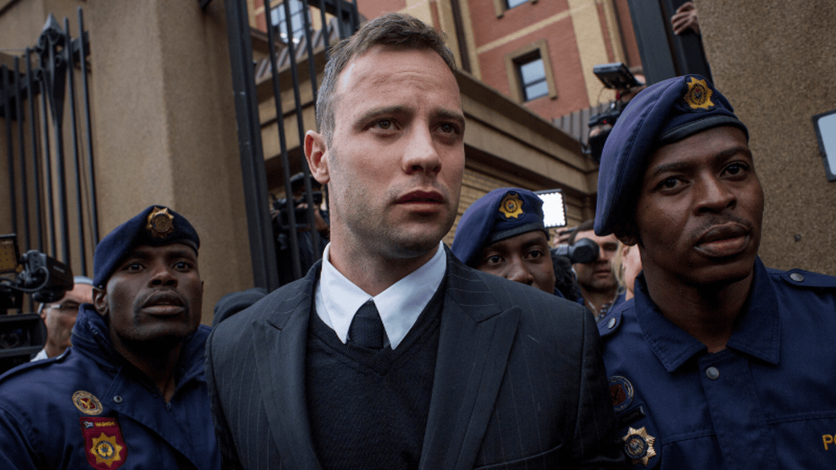 Oscar Pistorius makes first public appearance at sports event since ...