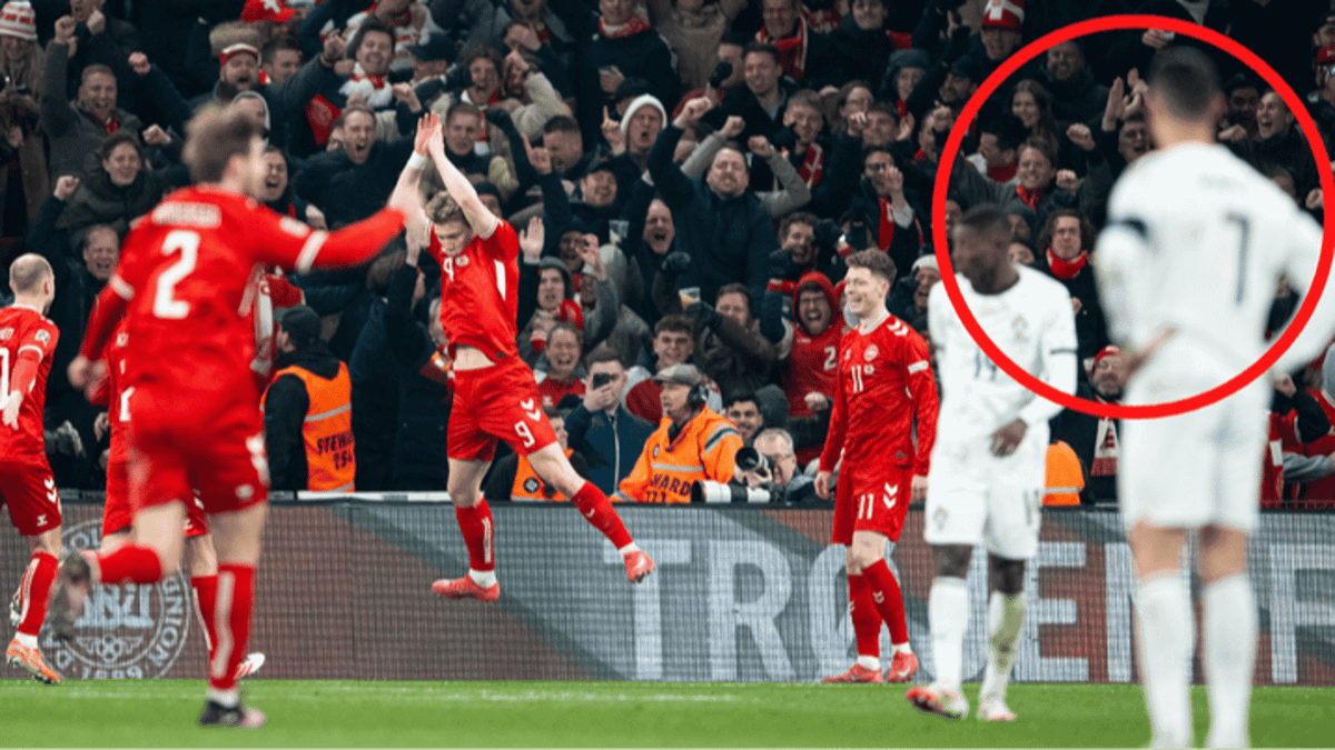 Cristiano Ronaldo's reaction spotted after seeing Rasmus Hojlund copy ...