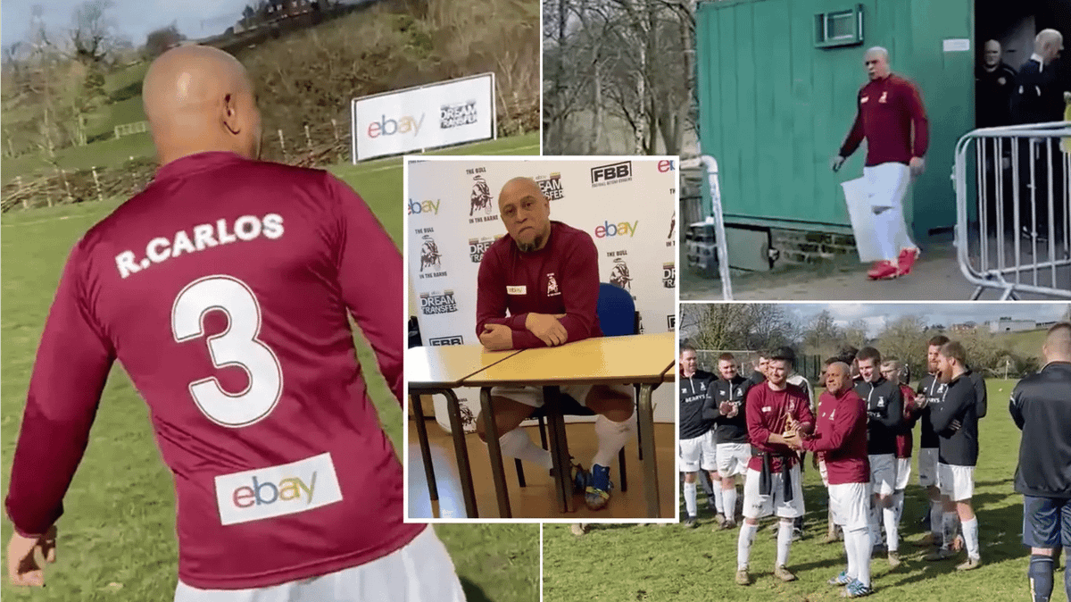 What happened when Roberto Carlos also played in Sunday League match ...
