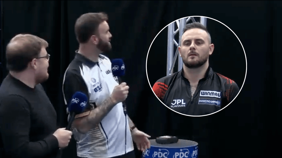 Joe Cullen told to 'shut up' by darts rival after disrupting post-match ...