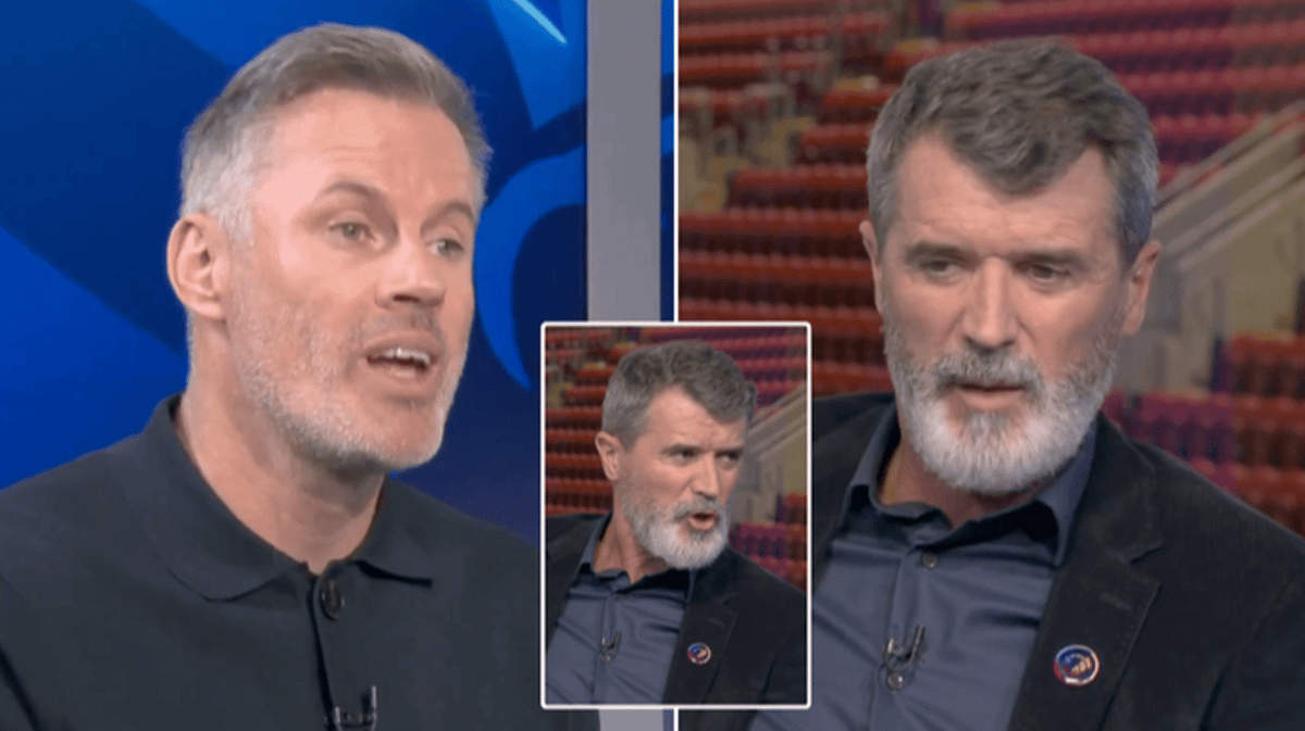 Roy Keane left 'speechless' as Jamie Carragher makes risky joke about ...