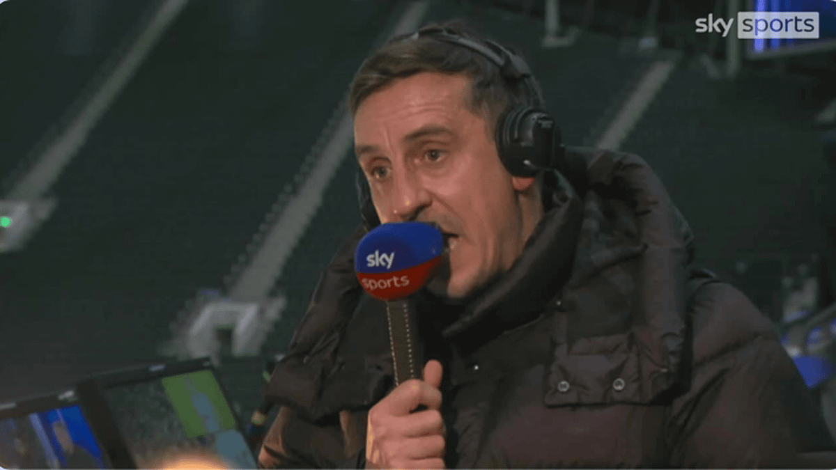 Gary Neville slams Man United as ‘embarrassing' after what he spotted ...